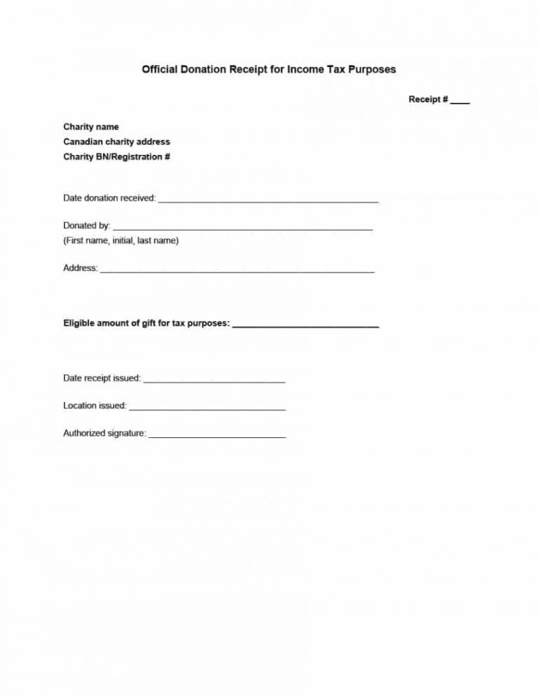 Free 40 Donation Receipt Templates & Letters [Goodwill Non Profit] Tax ...