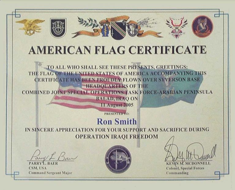 Editable 26 Images Of Air Force Flag Flying Certificate Template Zeept ...