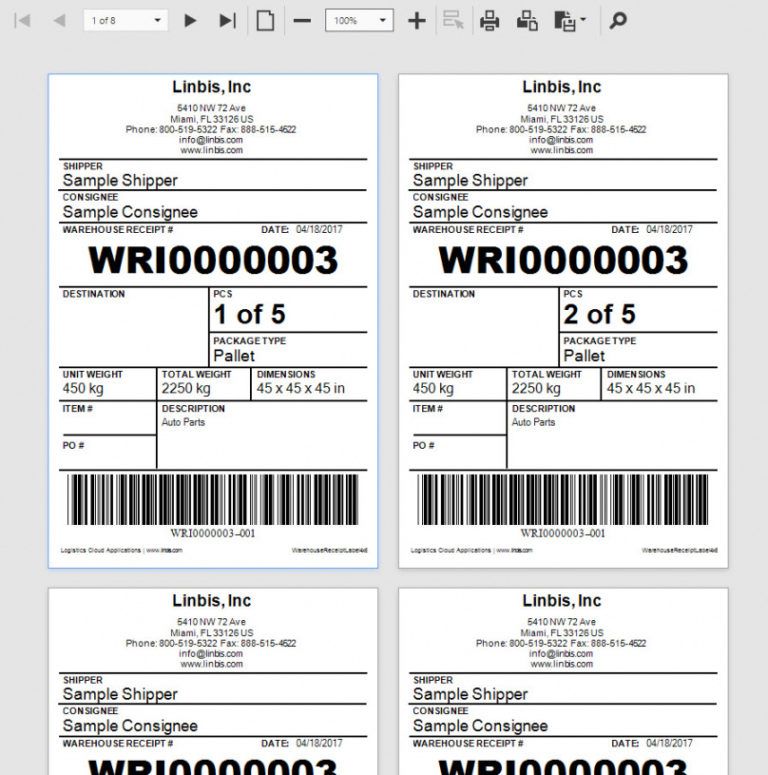 Editable How To Create A Warehouse Receipt On Linbis Logistics ...