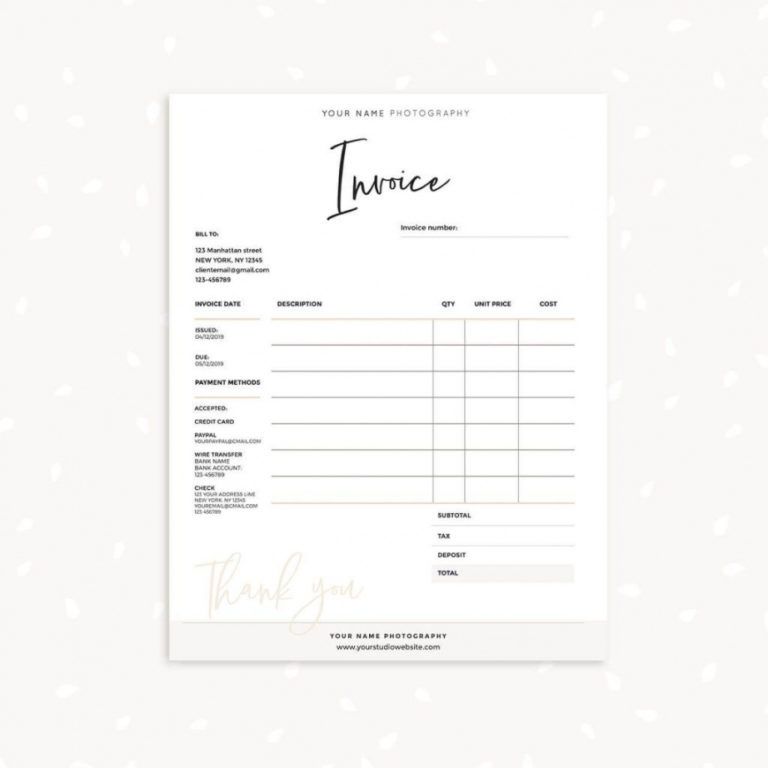 Handwritten Receipt Template | EmetOnlineBlog