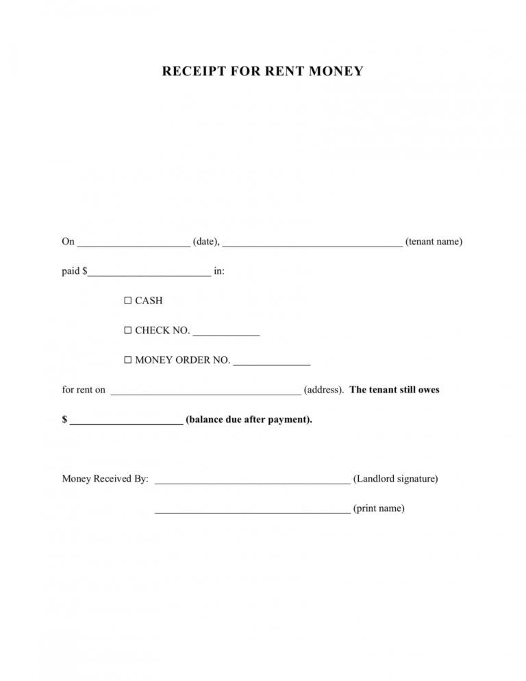 Free 11 Receipt Of Payment Examples Pdf Word Examples Paid In Full ...