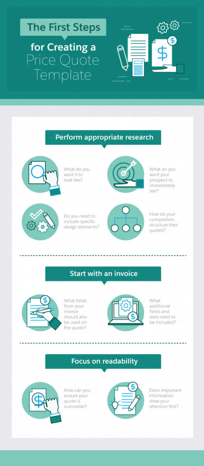 Sample of 9 Steps For Building A Useful Price Quote Template Market ...