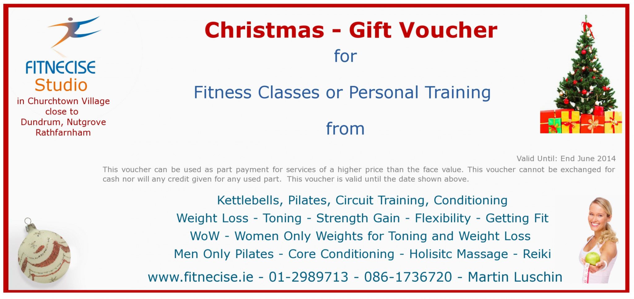 Personal Trainer Gift Certificate Template | EmetOnlineBlog