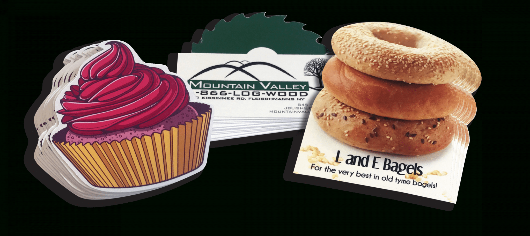 Editable Die Cut Business Cards Make Cupcake Shaped Business Card PDF ...