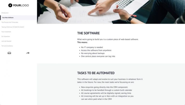 Free Template This Free Software Development Proposal Software Project Quotation Template Word ...
