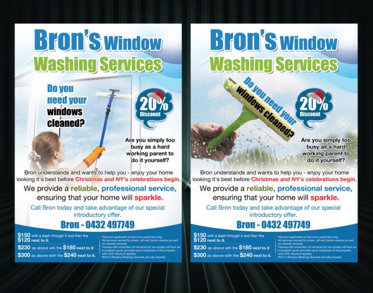 Free Window Cleaning Flyer Design For A Company By Uk Design Window ...
