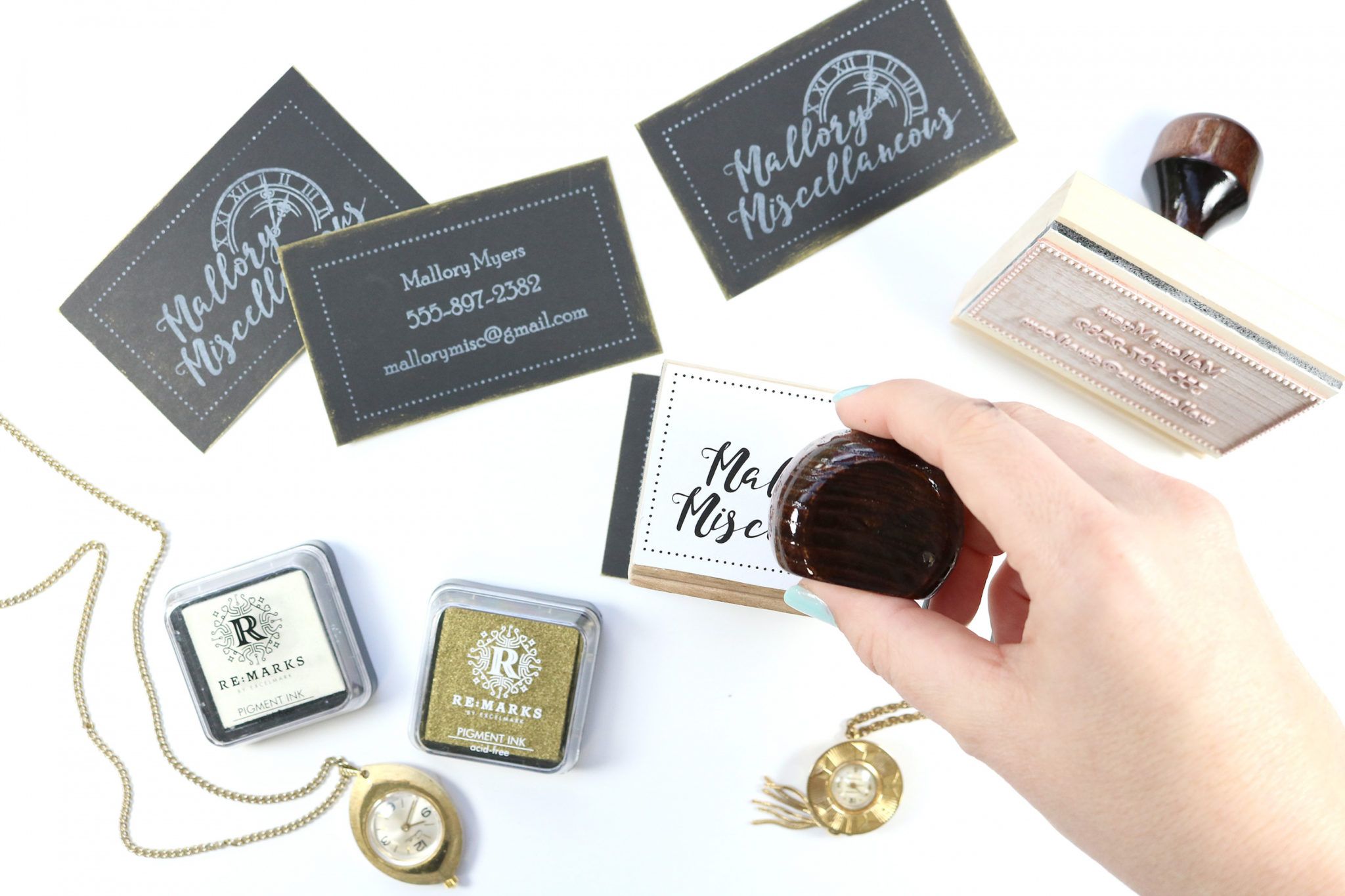 Printable How To Use Rubber Stamps To Brand A Small Business Custom ...