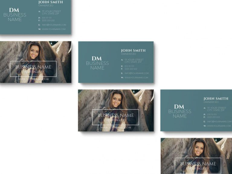 Fashion Blogger Business Card Word Sample | EmetOnlineBlog