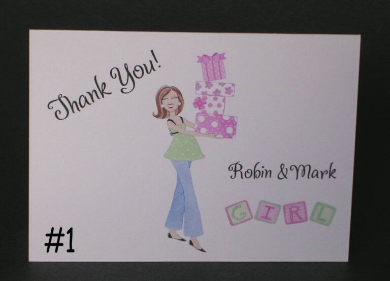 Baby Shower Hostess Thank You Card Wording Excel | EmetOnlineBlog