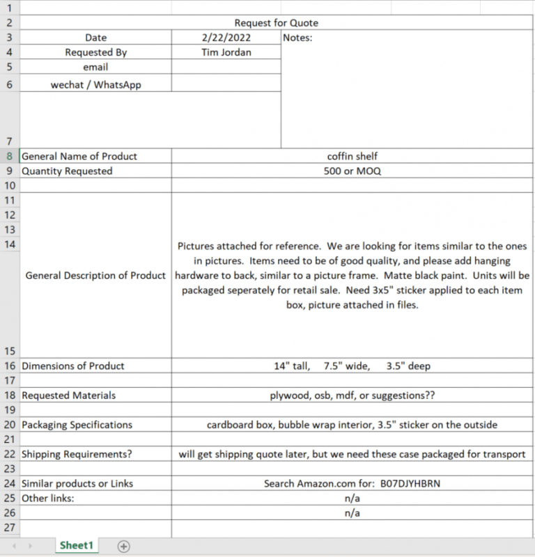 Freight Quotation Template Doc Example | EmetOnlineBlog