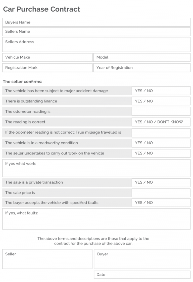 Car Sales Quotation Template | EmetOnlineBlog