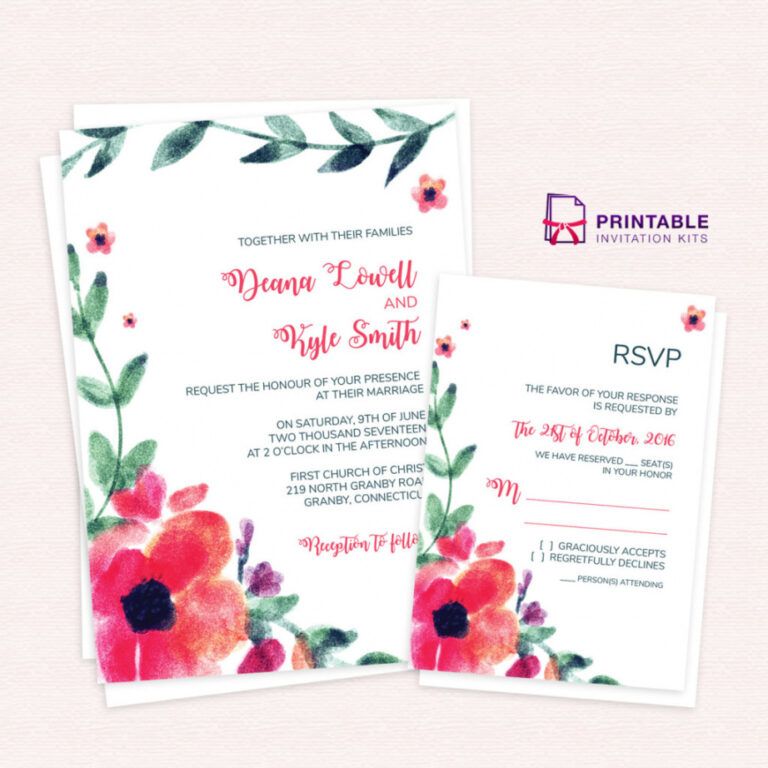 Wedding Flower Quotation Template | EmetOnlineBlog