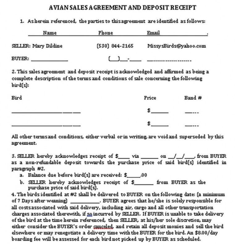Professional Boat Deposit Receipt Template | EmetOnlineBlog