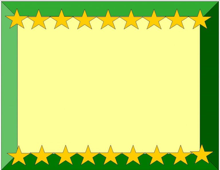 Costum Award Certificate Border Template Sample | EmetOnlineBlog