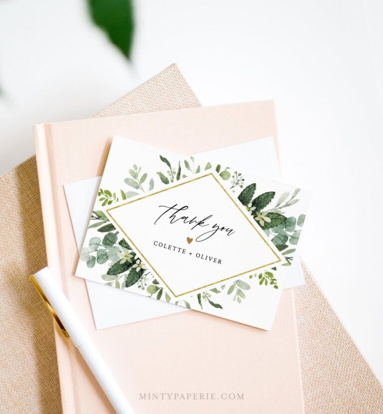 Editable Wedding Gift Thank You Card Template Excel Example ...