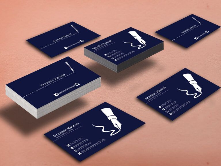 Journalist Business Card Template | EmetOnlineBlog