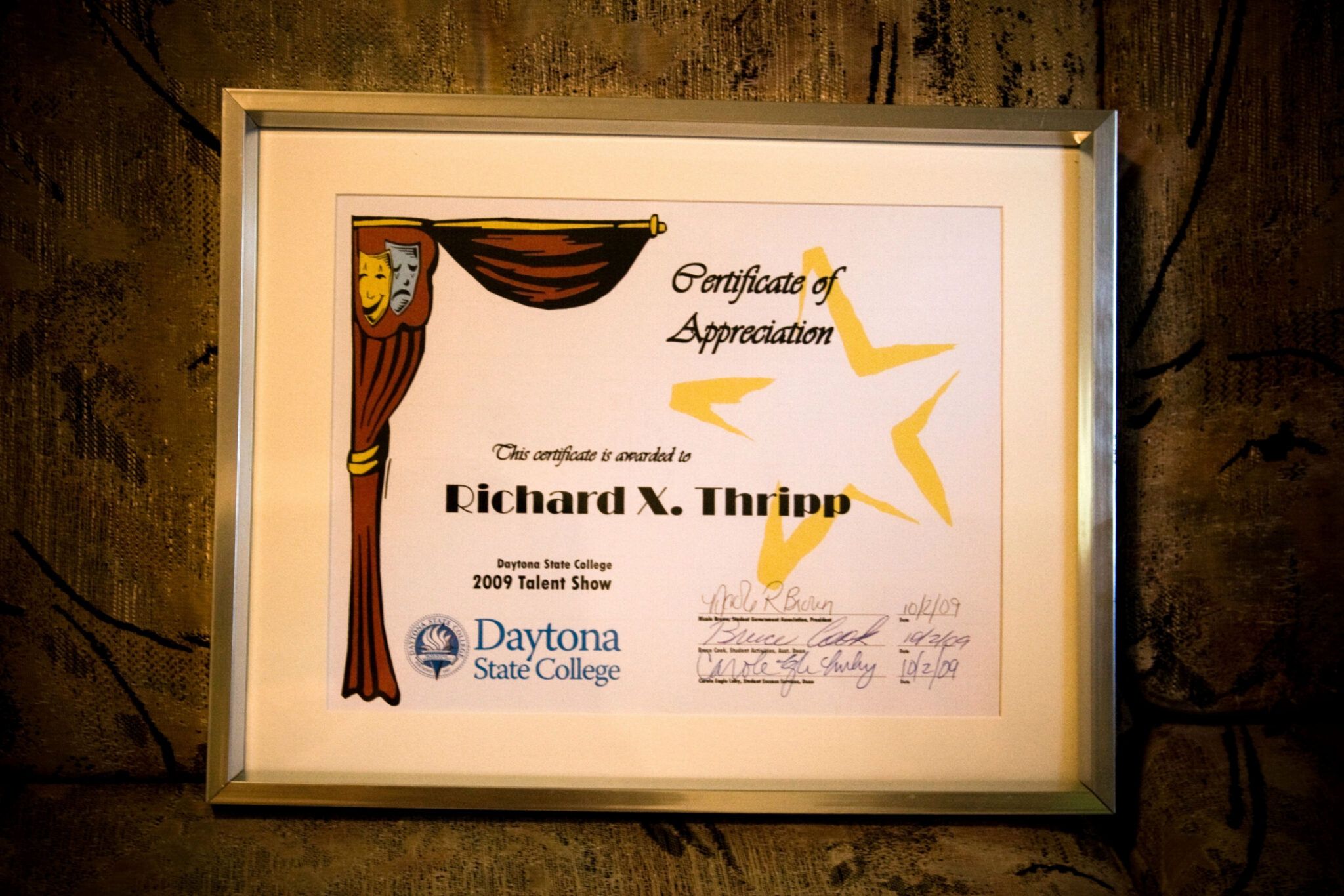 Costum Talent Show Certificate Template PDF Sample | EmetOnlineBlog