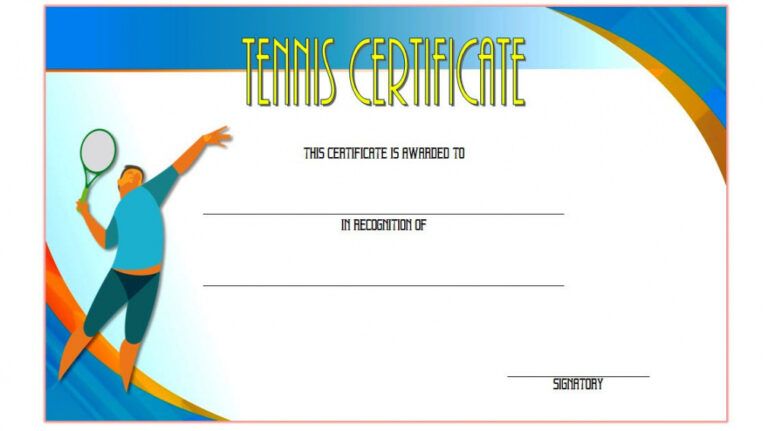 Editable Badminton Tournament Certificate Template Example | EmetOnlineBlog