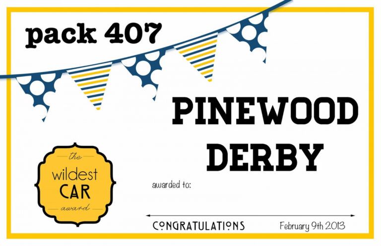 Free Car Show Award Certificate Template | EmetOnlineBlog